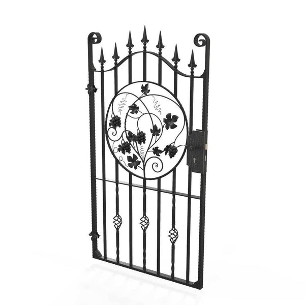 tall-wrought-iron-side-gate-marlborough-style-2d-tall-wrought-iron-gate ...